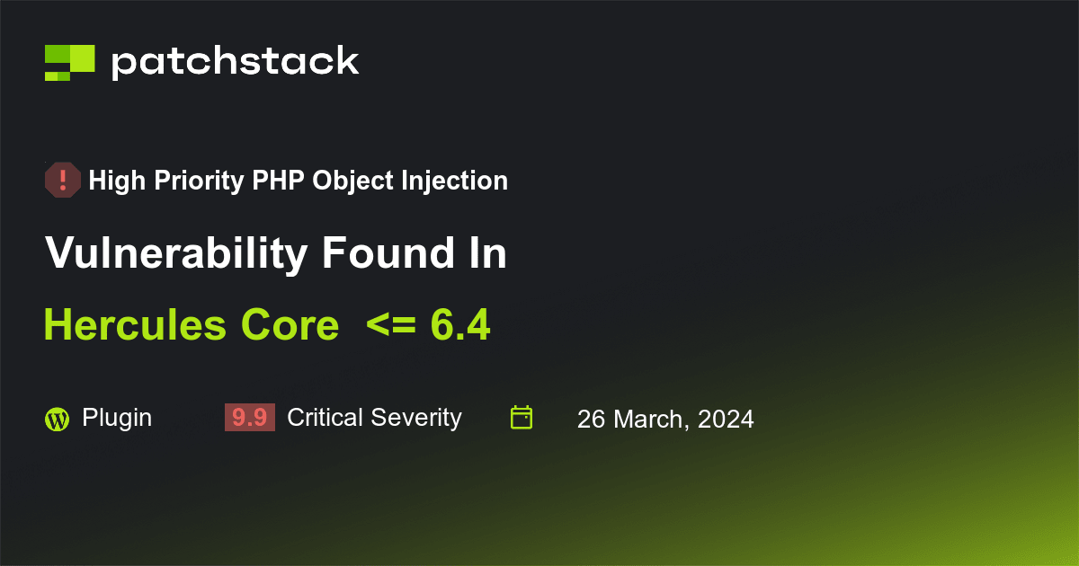 Wordpress Hercules Core Plugin 